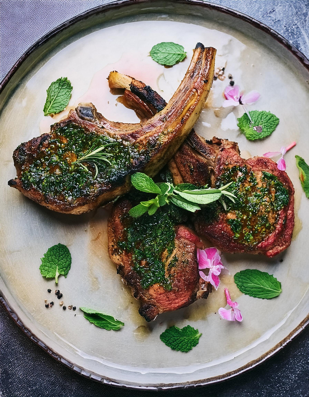 Mint and cumin lamb chops - Greenfields Herbs and Spices