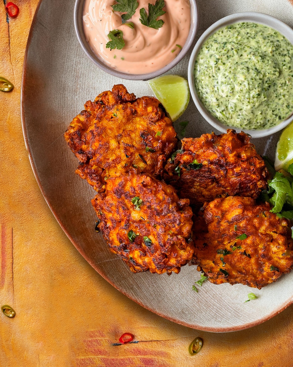 Garam masala sweetcorn fritters - Greenfields Herbs and Spices