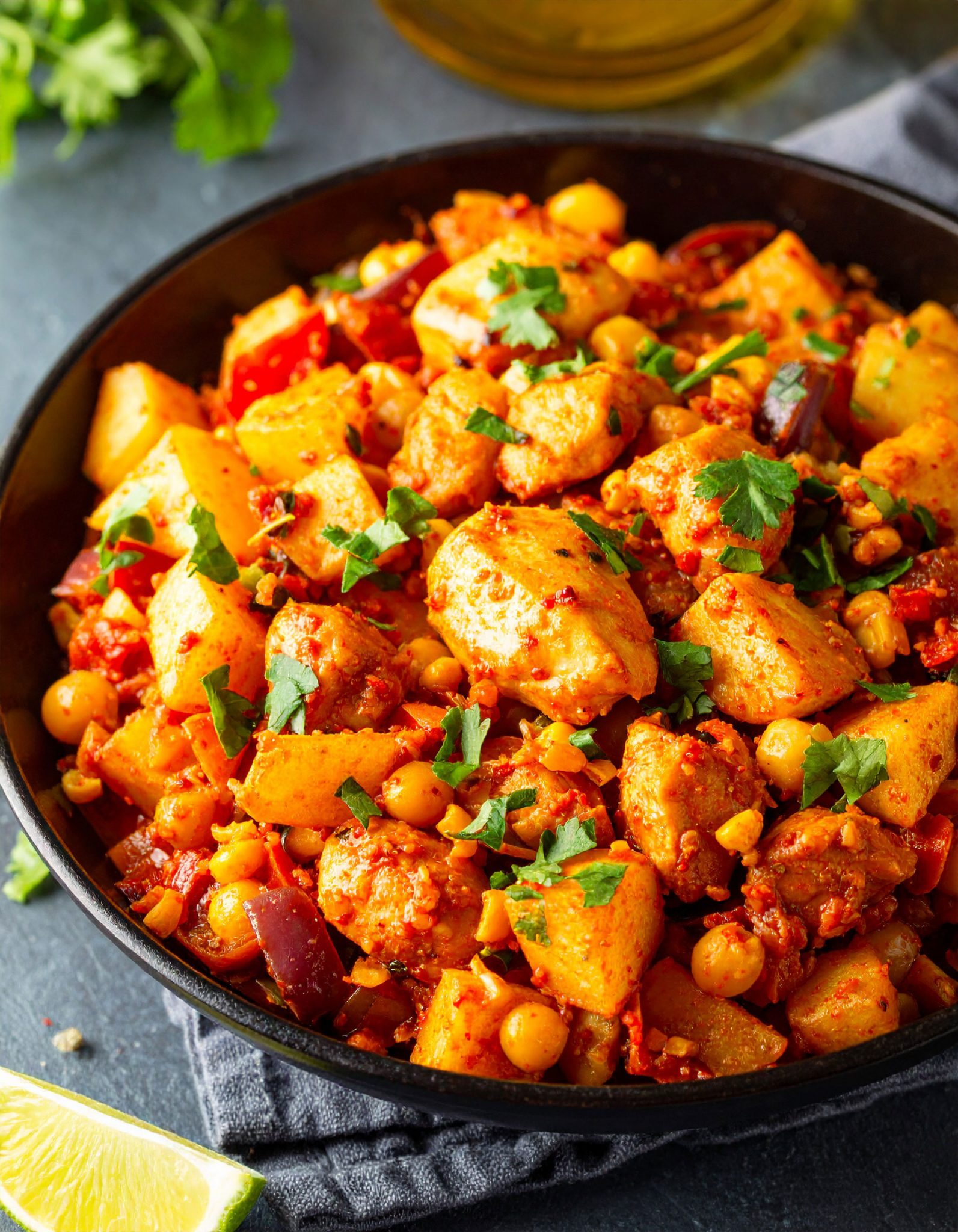 Cajun Chicken & Corn Hash with Spicy Lime Mayo - Greenfields Herbs and ...